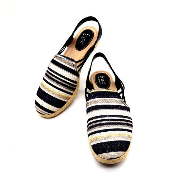 B O C Born Concepts | Shoes | Boc Born Concept Size 9 Striped Slingback ...